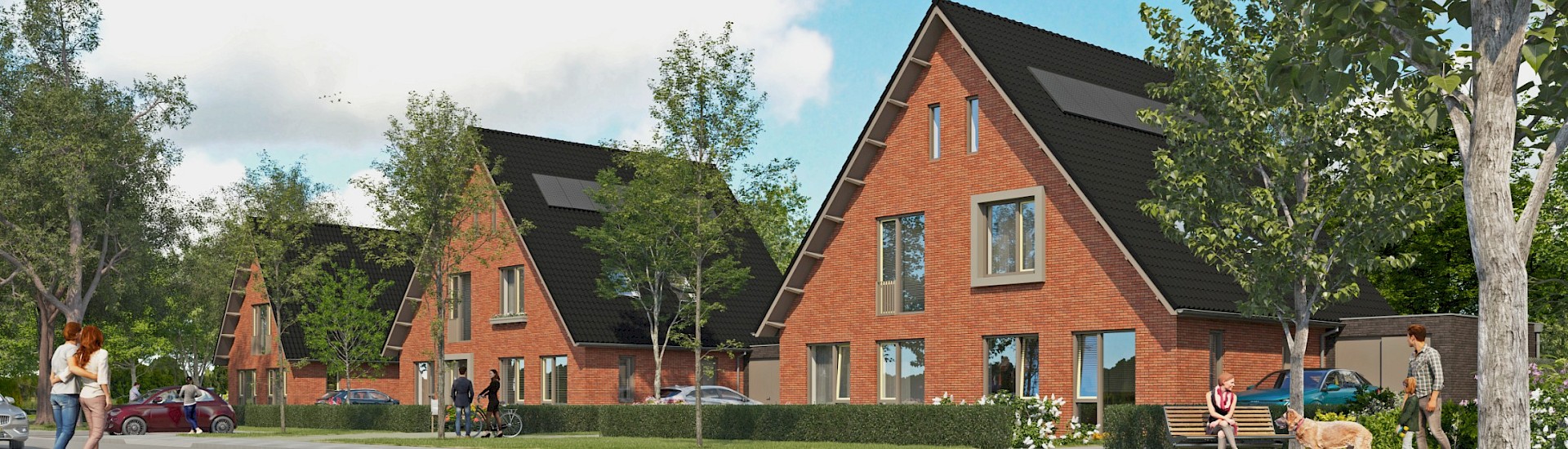 Vrij Wonen in Spijk – Nieuwbouw van 5 Ruime (Half)Vrijstaande Woningen